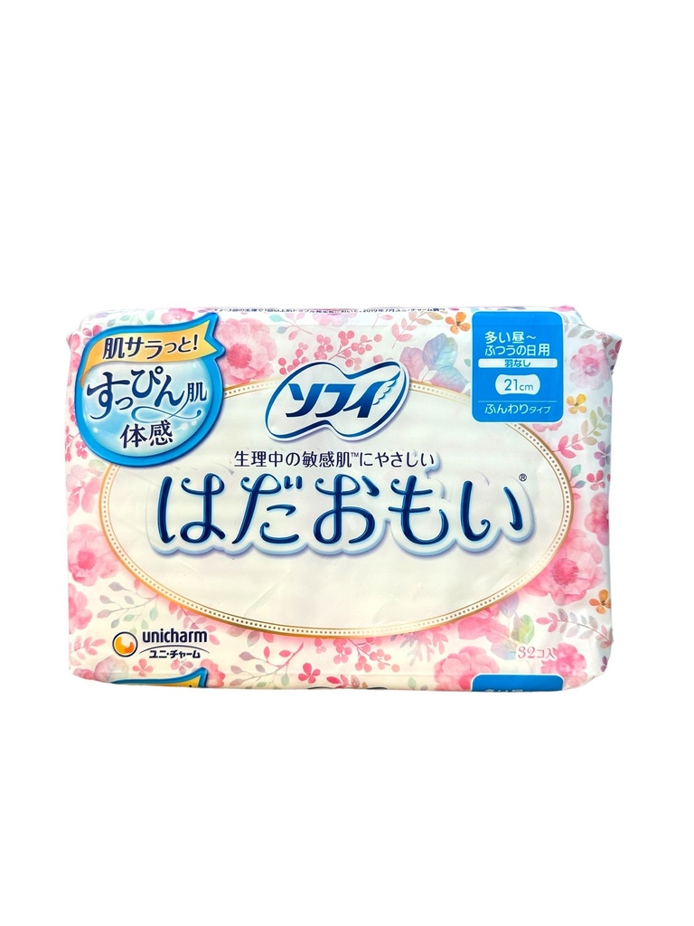 Băng Vệ Sinh Unicharm Sofy Hadaomoi Ngày Ko Cánh 21cm (32M) | Hàng Nhật ...